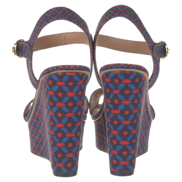 Tory Burch | Shoes | Tory Burch Navy Red Sea Ocho Rios Haven Platform ...